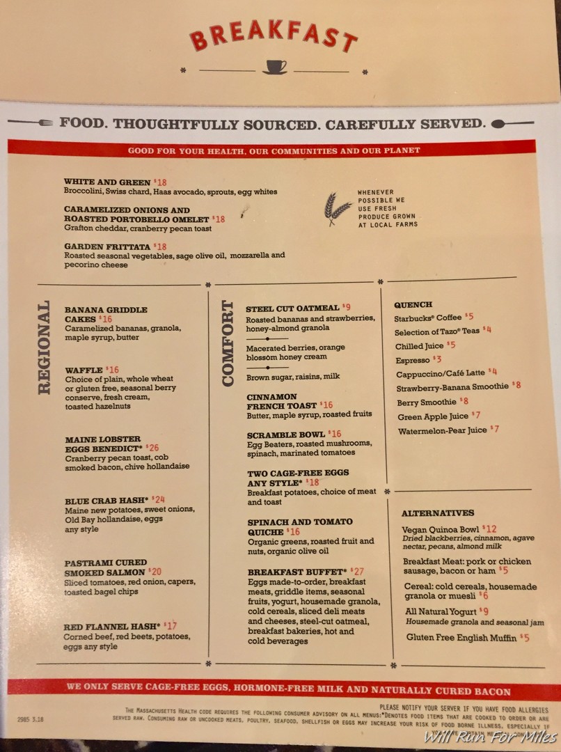 Hotel Review: Hyatt Regency Boston - Will Run For Miles