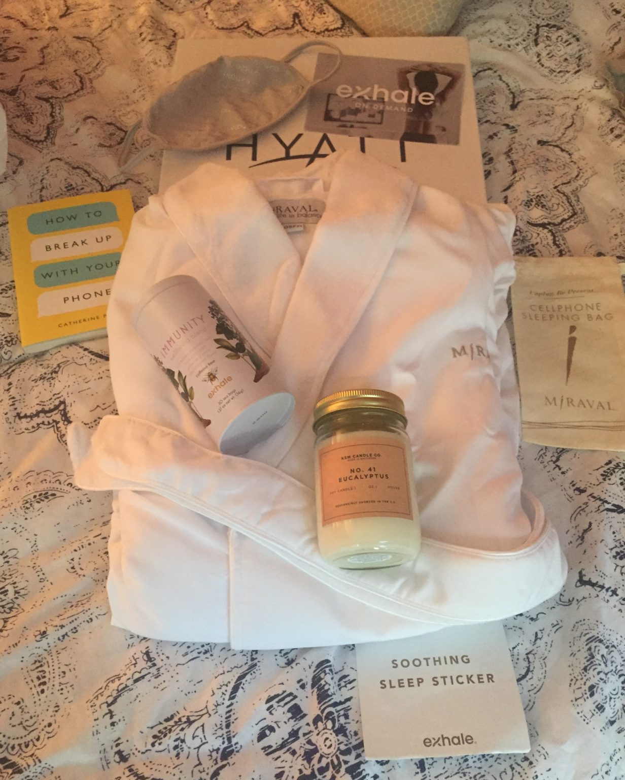 HYATT's Surprise Exhale and Miraval Spa Gift Box! - Will Run For Miles